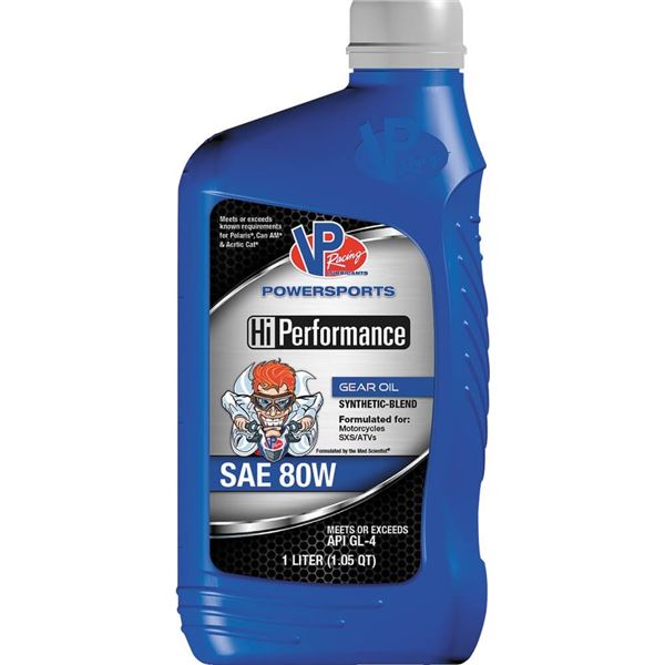 VP Racing 80W Hi-Performance Gear Oil | ChapMoto.com