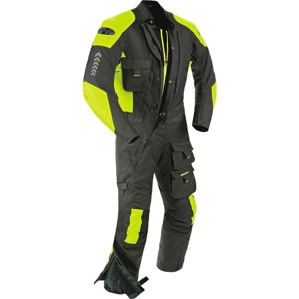 Joe Rocket Survivor Suit Hi-Viz 1-Piece Textile Riding Suit | ChapMoto.com