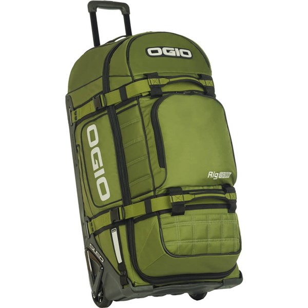 Ogio Rig 9800 Green Wheeled Gear Bag | ChapMoto.com