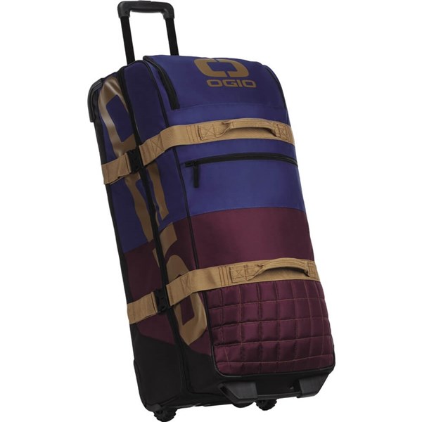 Ogio Trucker Burgundy/Navy Wheeled Gear Bag | ChapMoto.com
