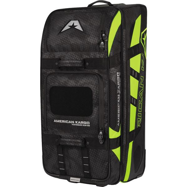 American Kargo Large Hi-Viz Wheeled Gear Bag | ChapMoto.com