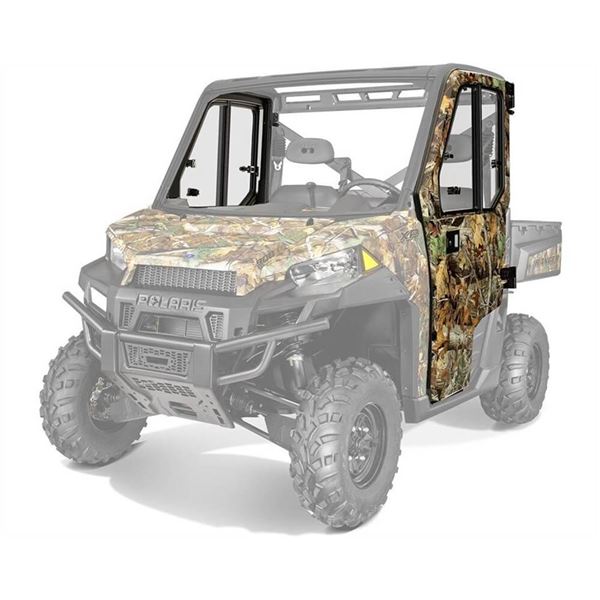 Polaris Lock & Ride Pro-Fit Camo Hinged Window Doors | ChapMoto.com