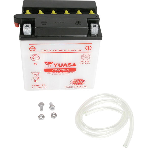 Yuasa YB10L-A2 Yumicron 12V Battery, YUAM2210Y | ChapMoto.com