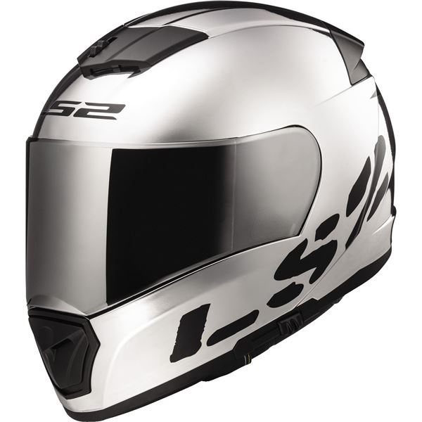 LS2 FF390 Breaker Chrome Full Face Helmet | ChapMoto.com