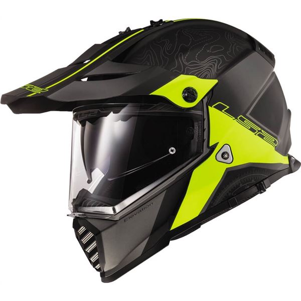 LS2 MX436 Blaze Elevation Dual Sport Helmet | ChapMoto.com