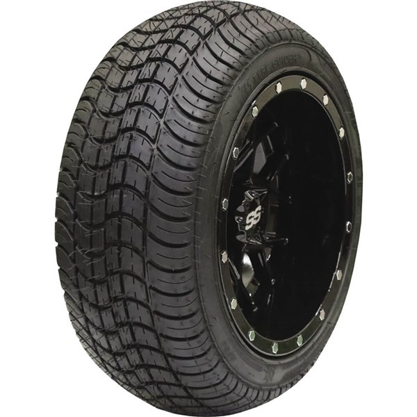 Ocelot 12x7, 4/4, 3+4 D124 Golf Cart Wheel And TG Tyre Guider 225/35-12 ...