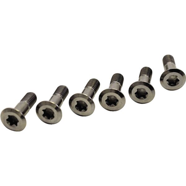 Warp 9 Racing 6x13mm T27 Titanium Torx Head Front Rotor Bolts ...