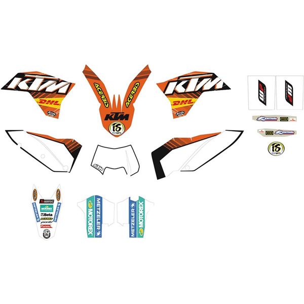 KTM Factory Enduro Graphic Kit | ChapMoto.com