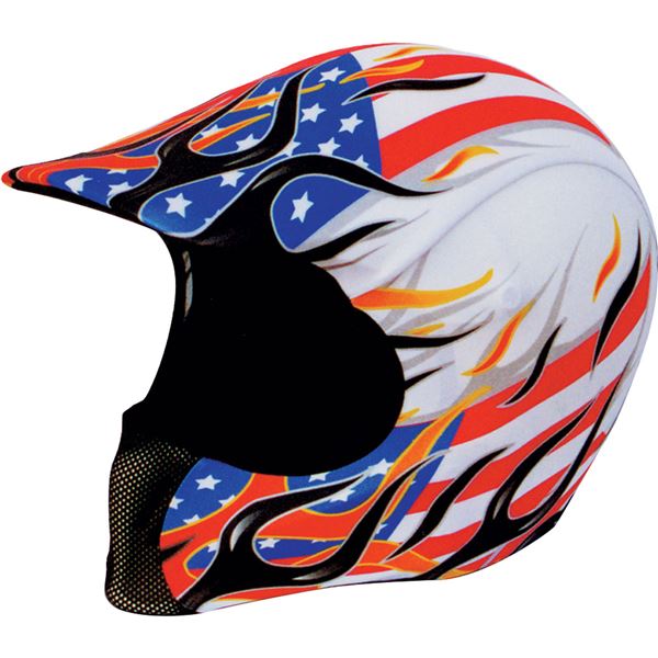 Helmet Skinz USA Flame Helmet Skin | ChapMoto.com