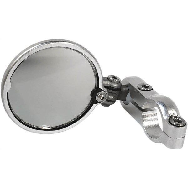 CRG Blindsight Lane Splitter Bar End Mirror - Round - Silver - Left ...