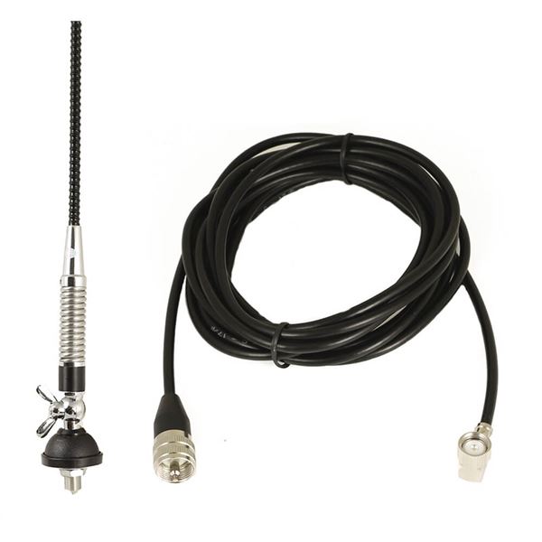 Rugged Radios CB Antenna With Coax Cable | ChapMoto.com