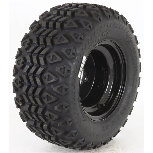 Ocelot 10x7, 4/4, 3+4 Stamped Steel Wheel And 20x10-10 P3026 Tire Kit ...