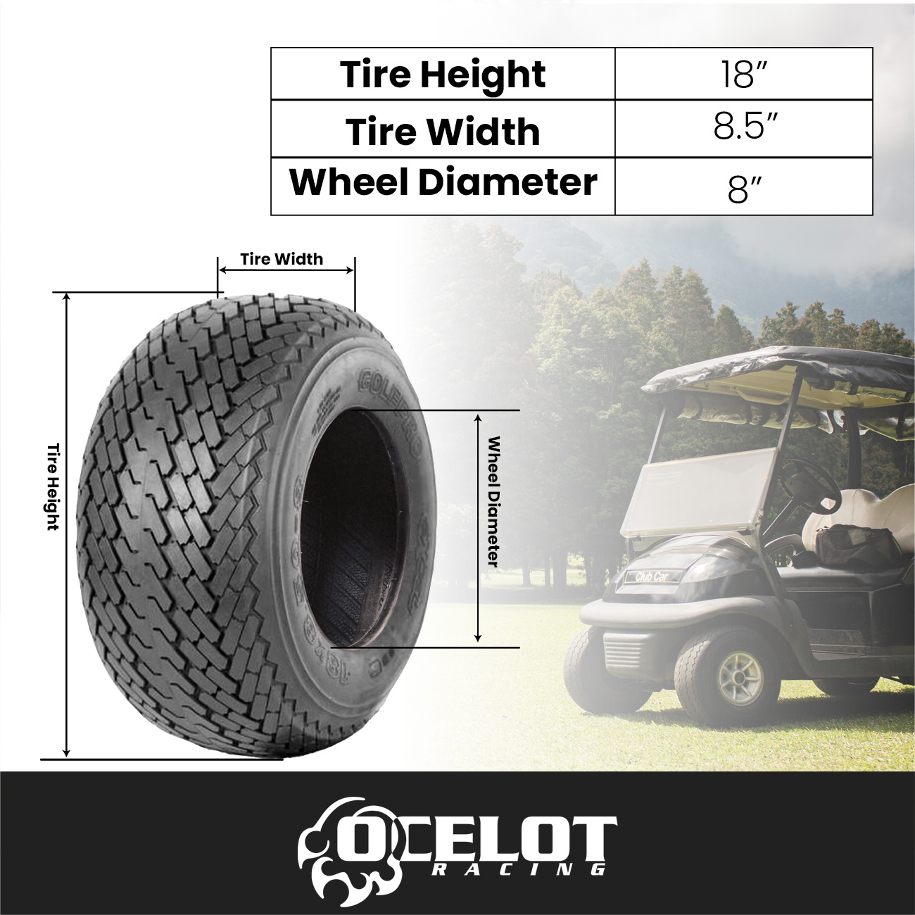 The Essential Guide to Golf Cart Tire Sizes | ChapMoto.com